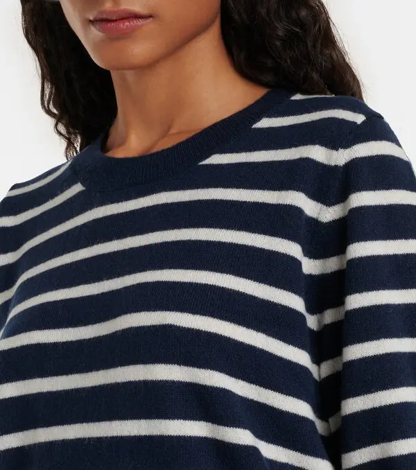 Veronica Beard Shana Striped Cashmere Sweater