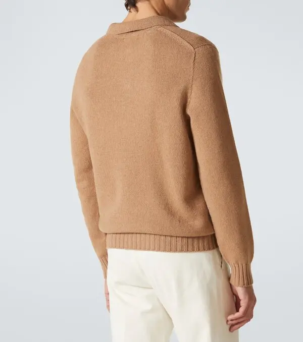 Thom Sweeney Cashmere Polo Sweater
