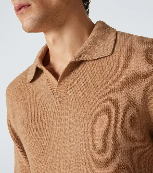 Thom Sweeney Cashmere Polo Sweater