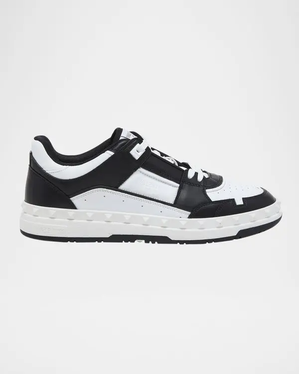 Valentino Garavani Freedots Leather Low-top Sneakers
