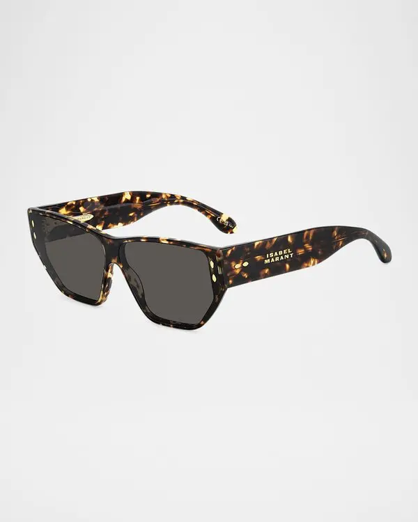 Isabel Marant Rectangle Sunglasses - Brown | Editorialist display picture 1