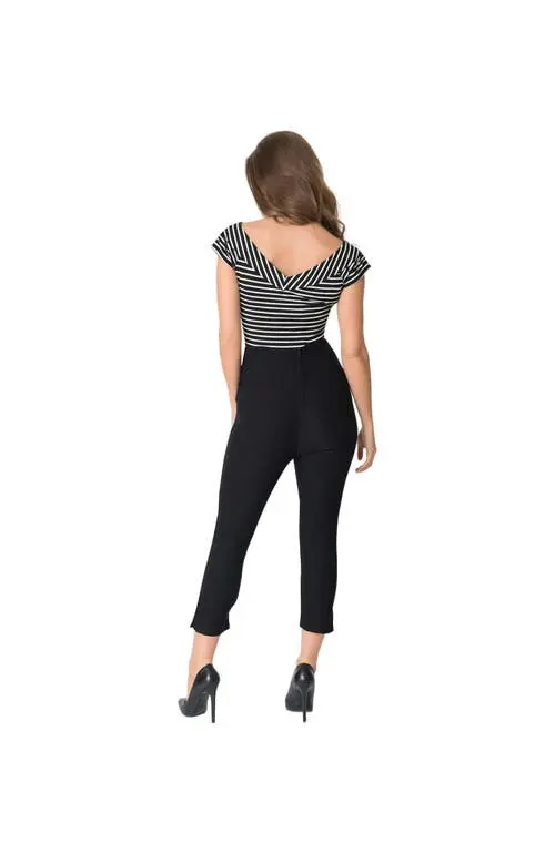 Unique Vintage Rachelle Capri Pants - Black