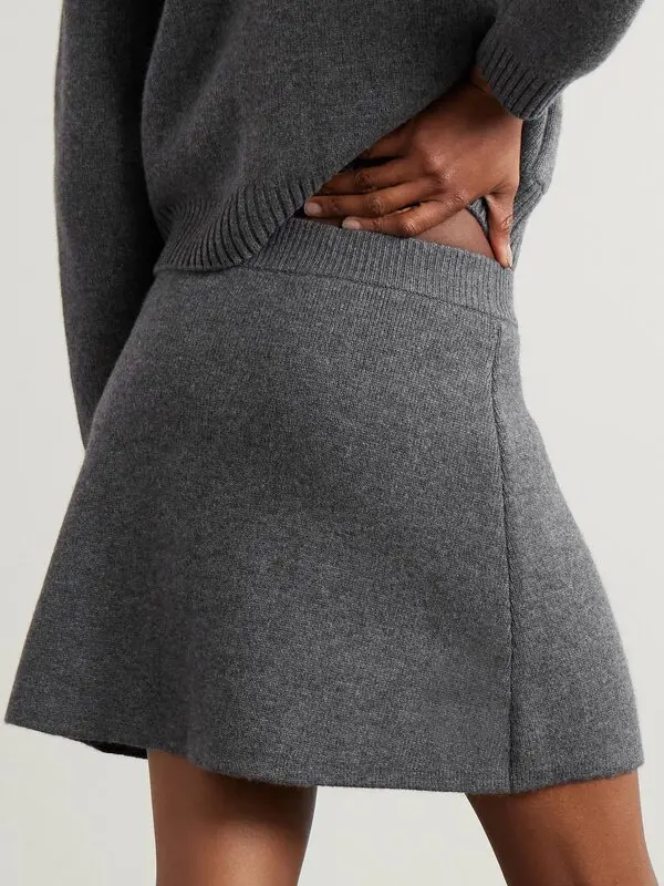 LISA YANG Clare Cashmere Mini Skirt