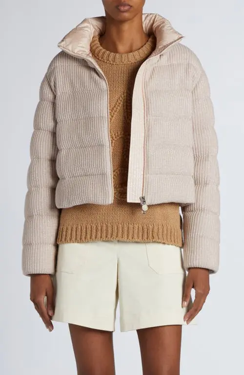 Moncler Thoiry Down Puffer Jacket - Pink