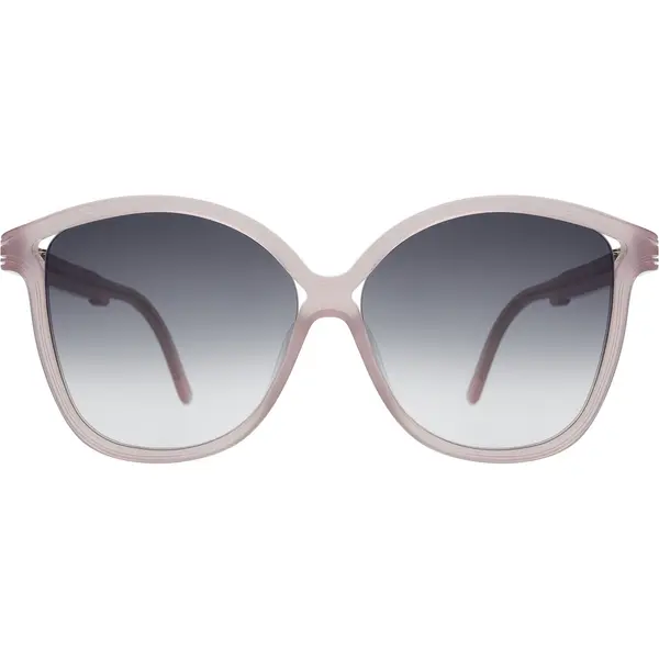 Illesteva Nancy 57 Sunglasses - Thistle / Grey