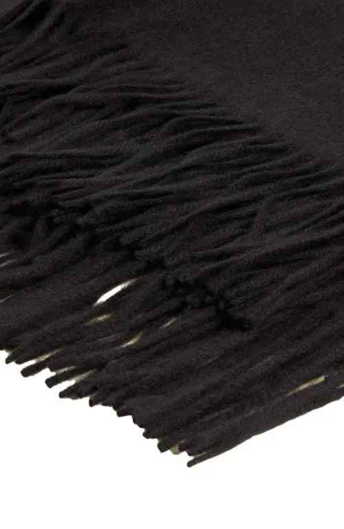 ITALIC Remi Cashmere Throw - Black