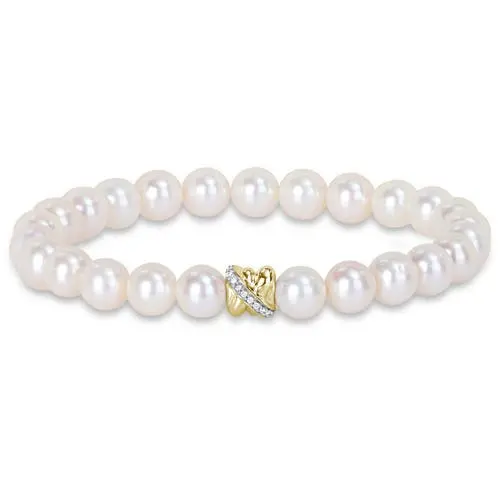 JULIANNA B. Cultured And Diamond Bracelet - Pearl