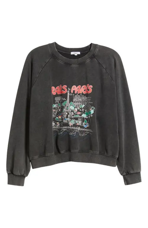 Rails Paris Graphic Cotton Sweatshirt