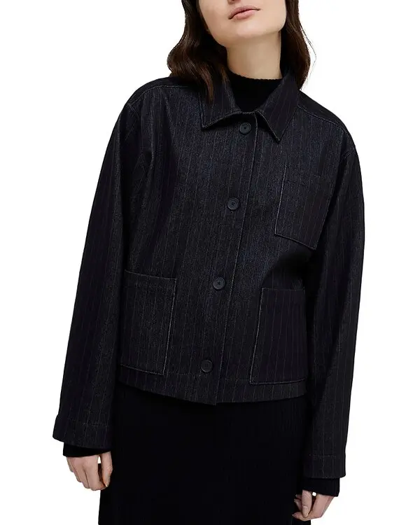 Max Sherry Jacquard Jersey Jacket In Black 50% Off