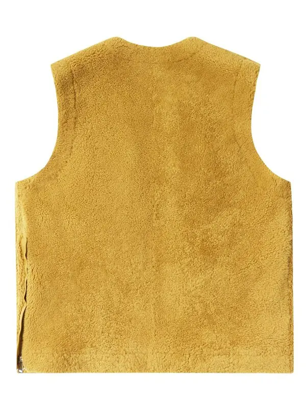WINNIE N.Y.C V-neck Shearling Vest