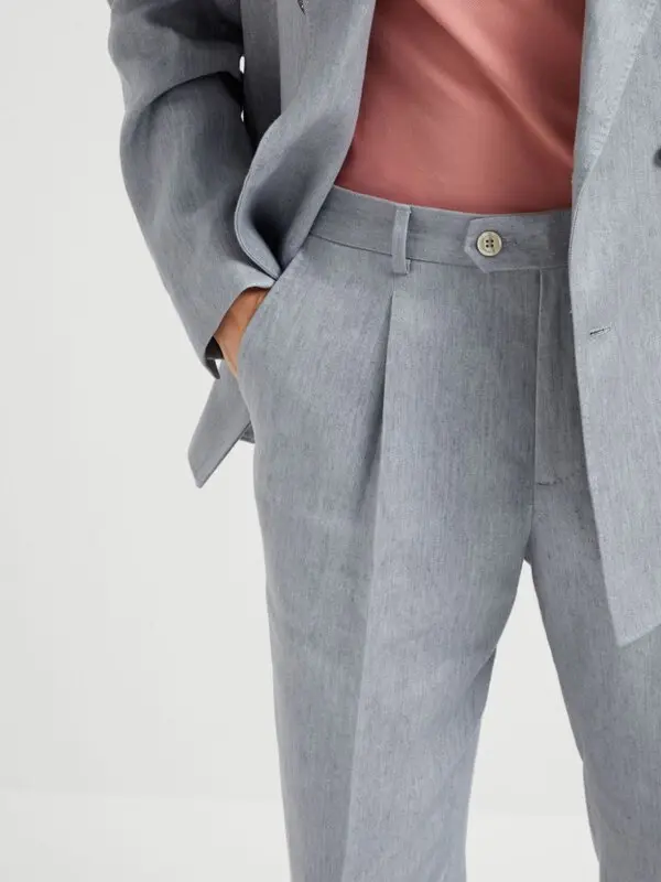 Brunello Cucinelli Linen Trousers