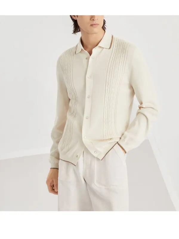 Brunello Cucinelli Knitted Shirt