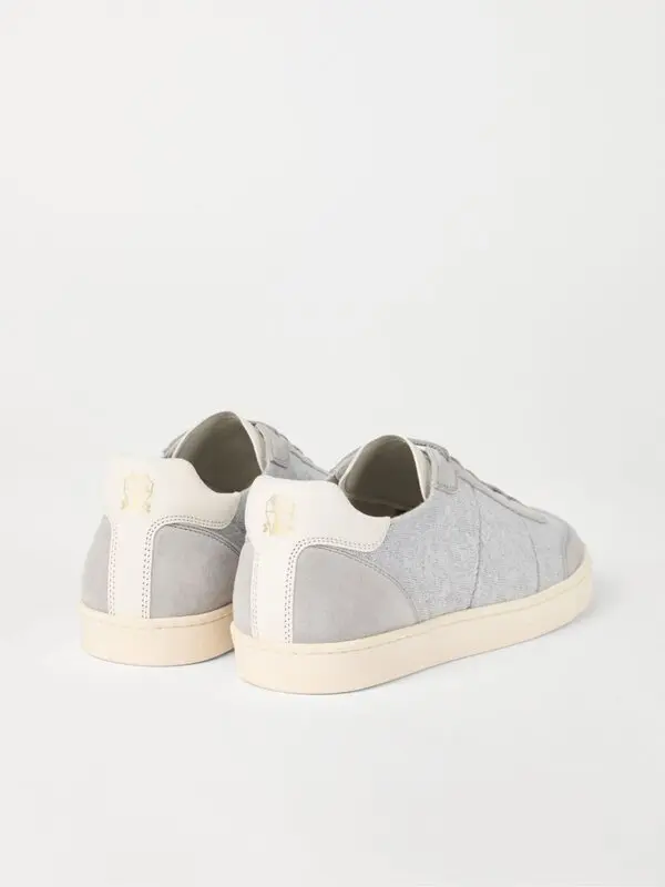 Brunello Cucinelli Knitted Sneakers - Grey