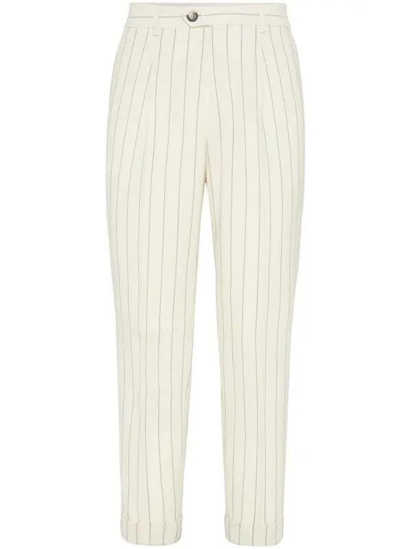 Brunello Cucinelli Striped Trousers