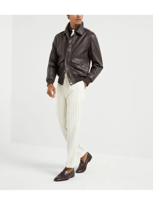 Brunello Cucinelli Striped Trousers