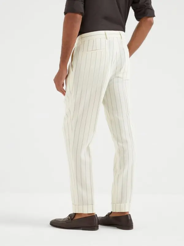 Brunello Cucinelli Striped Trousers