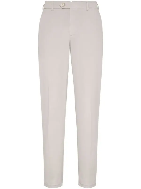 Brunello Cucinelli Tapered Trousers - Neutrals