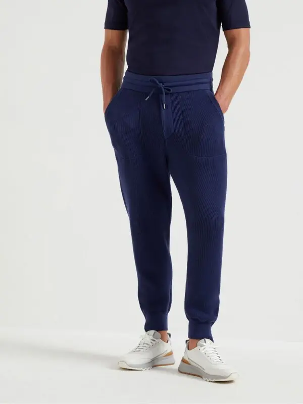 Brunello Cucinelli Cotton Track Pants