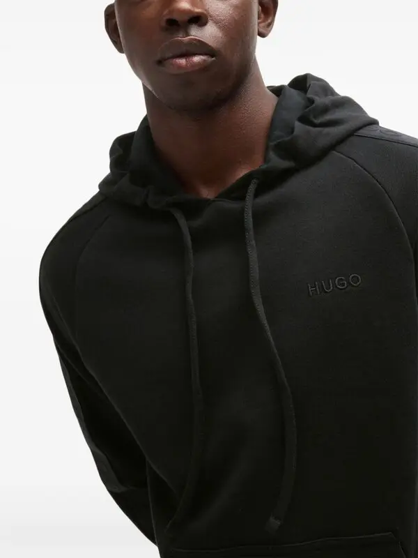 Hugo Logo-embroidered Hoodie