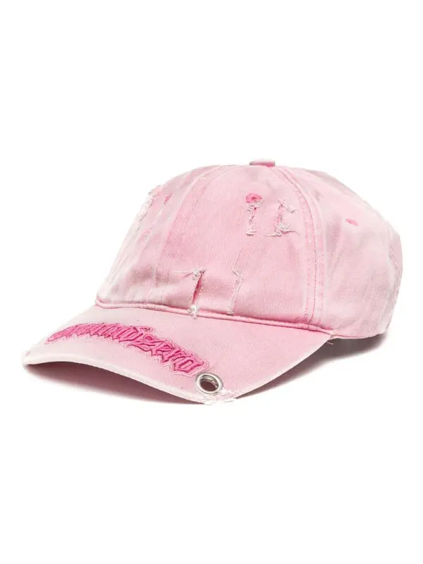 GROUND ZERO Logo Patch Cap - Pink