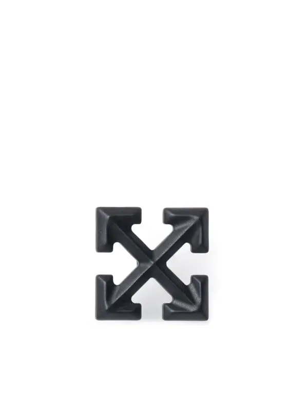 Off-White Arrow Single Stud Earring - Black
