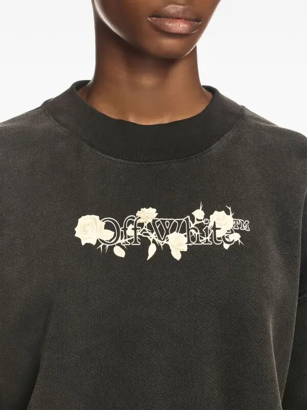 Off-White Bookish Roses Sweatshirt
