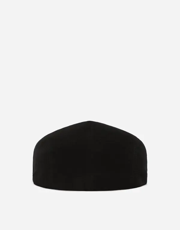 Dolce & Gabbana Cotton Fustian Flat Cap - Black