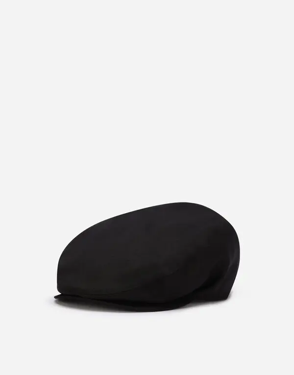Dolce & Gabbana Wool Flat Cap - Black