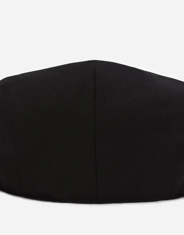 Dolce & Gabbana Wool Flat Cap - Black