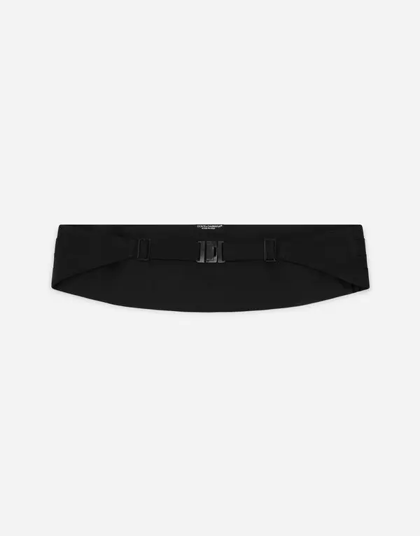 Dolce & Gabbana Silk Satin Cummerbund - Black