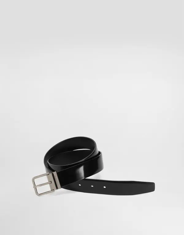 Dolce & Gabbana Brushed Calfskin Belt