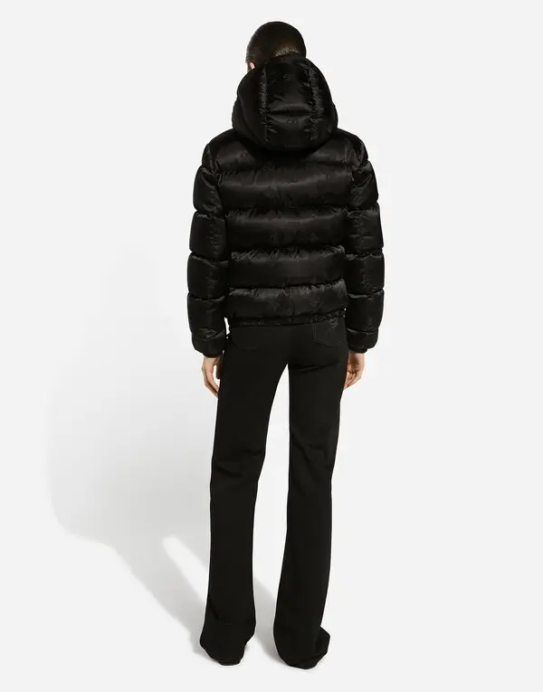 Dolce & Gabbana Padded Jacquard Down Jacket