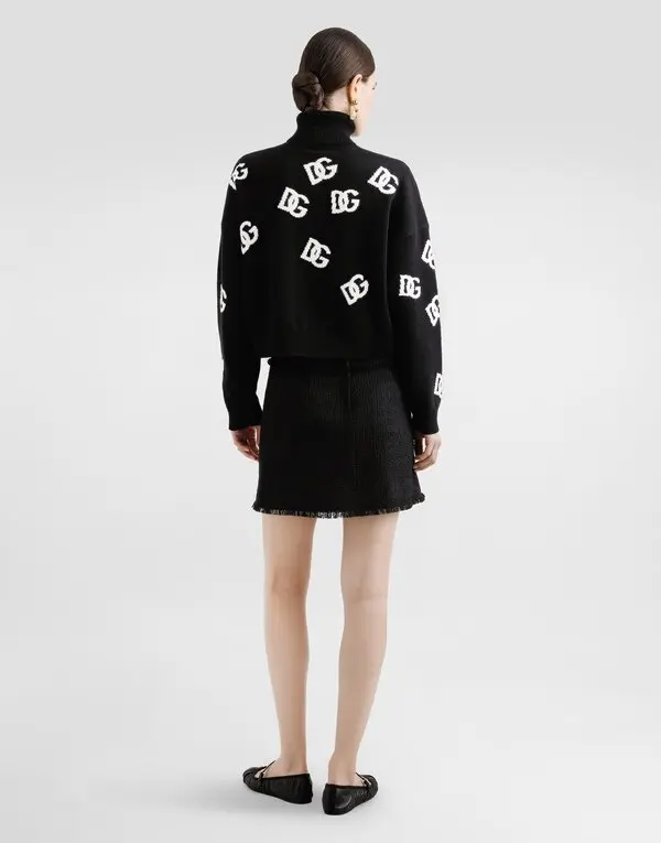 Dolce & Gabbana Raschel Tweed Miniskirt