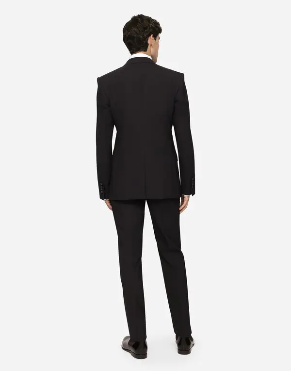 Dolce & Gabbana Stretch Wool Martini-fit Suit - Blue