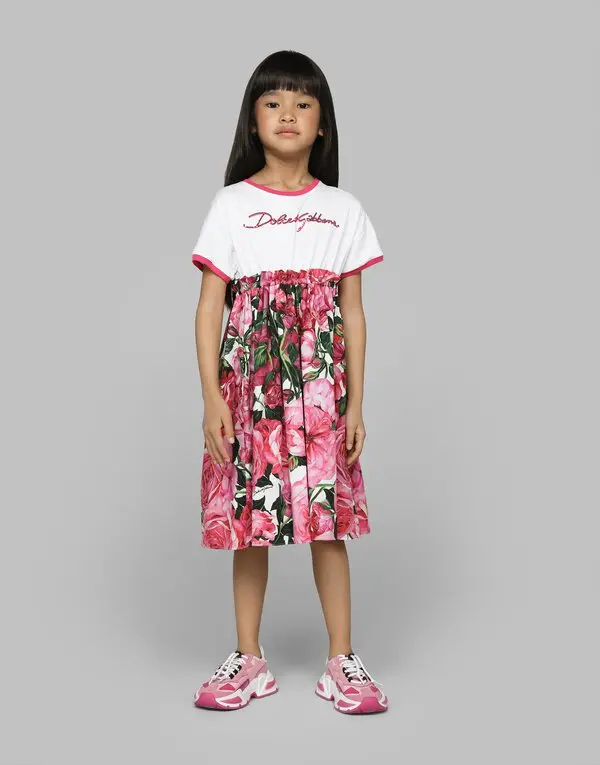 Dolce & Gabbana Nylon Airmaster Sneakers With Dg Logo - Pink