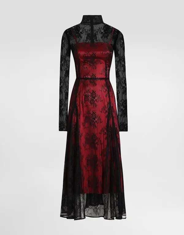 Dolce & Gabbana Lace Calf-length Dress