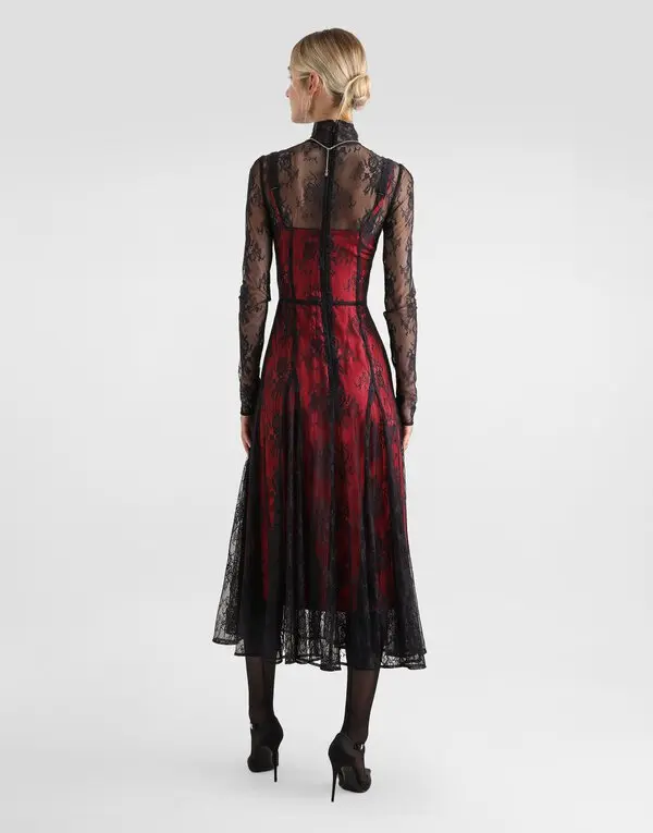 Dolce & Gabbana Lace Calf-length Dress