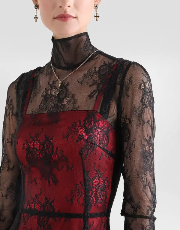 Dolce & Gabbana Lace Calf-length Dress