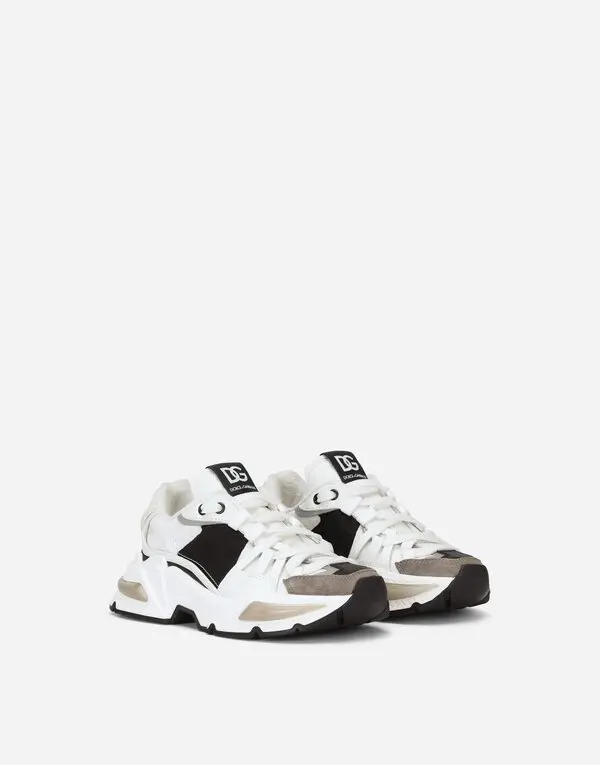 Dolce & Gabbana Airmaster Mixed-material Sneakers - Multicolor