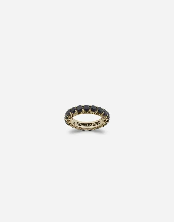 Dolce & Gabbana Family Ring With Sapphires - Gold