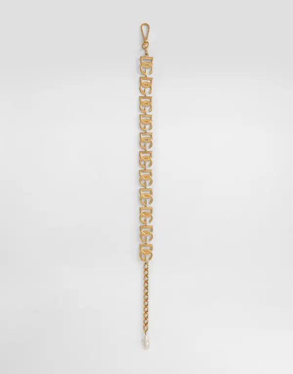 Dolce & Gabbana Dg Logo Chain Belt - Gold