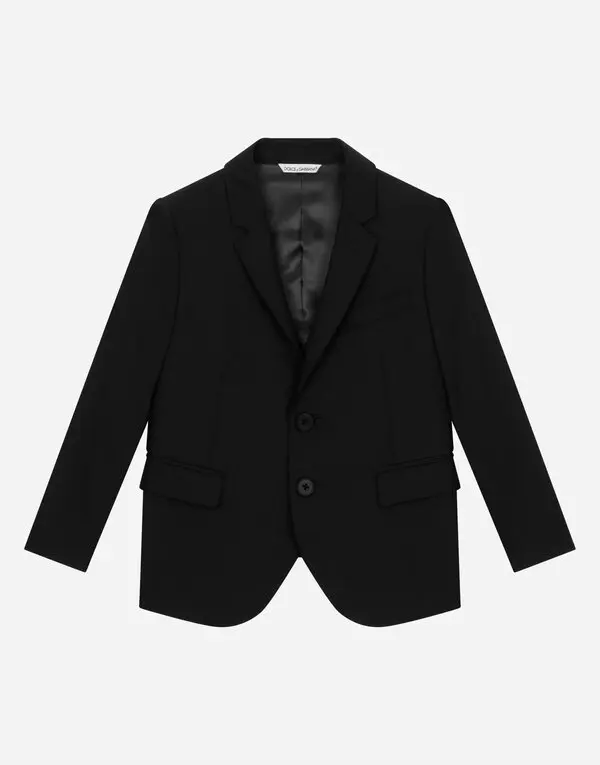 Dolce & Gabbana Single-breasted Woolen Jacket