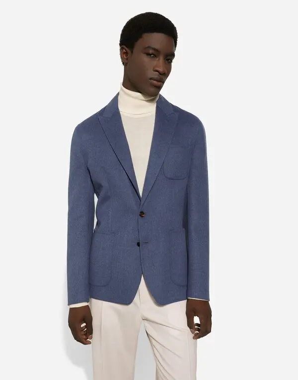 Dolce & Gabbana Single-breasted Wool Portofino-fit Jacket