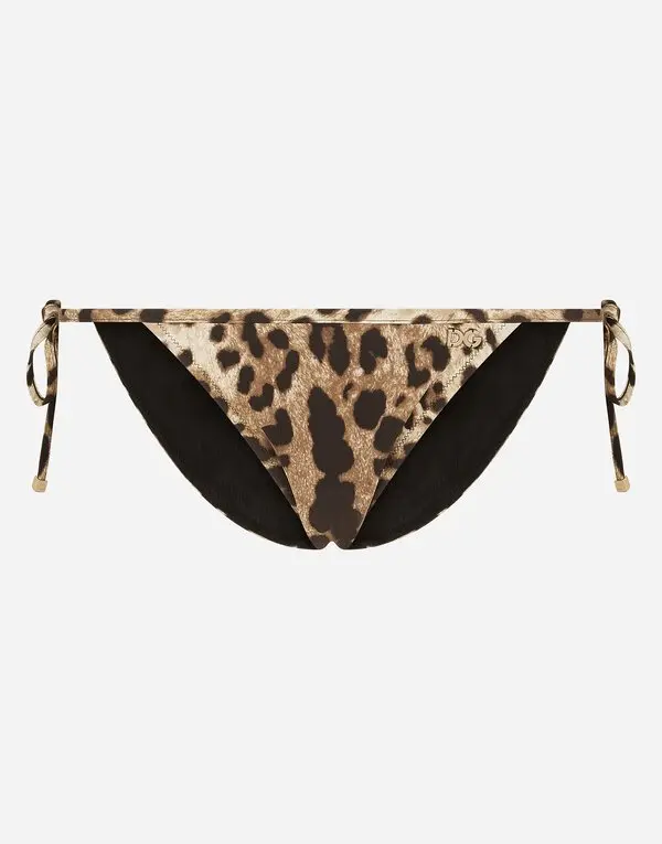 Dolce & Gabbana Tanga Bottom - Animal Print