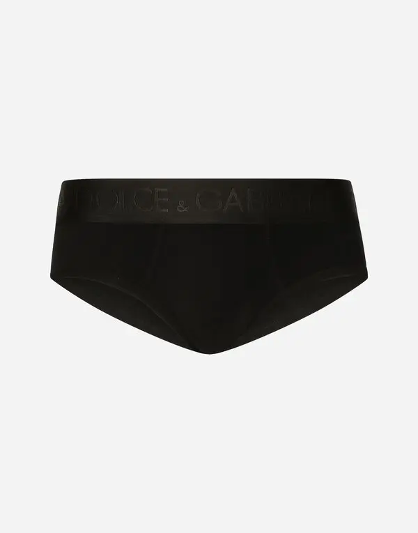 Dolce & Gabbana Two-way Stretch Jersey Brando Briefs - Black