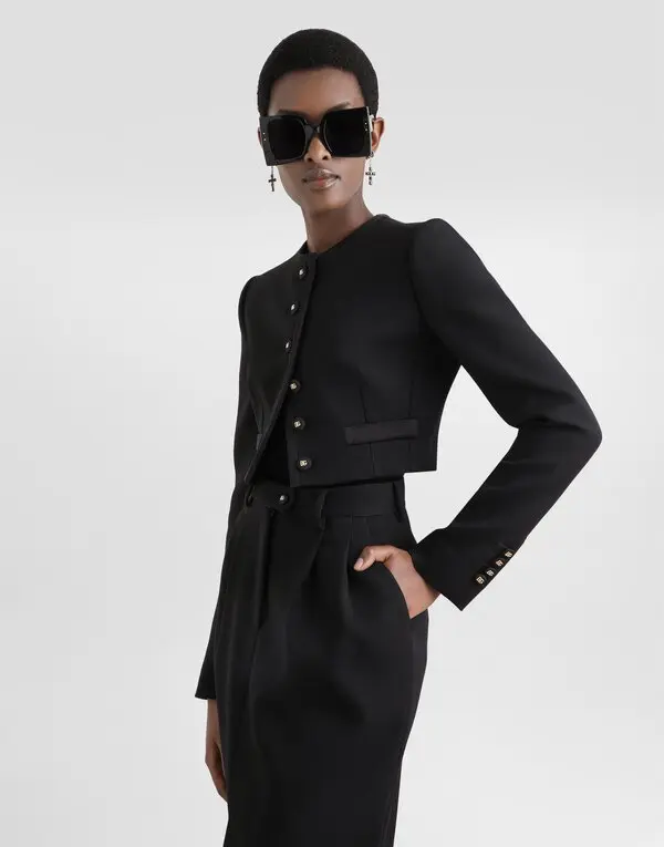 Dolce & Gabbana Cropped Wool Jacket