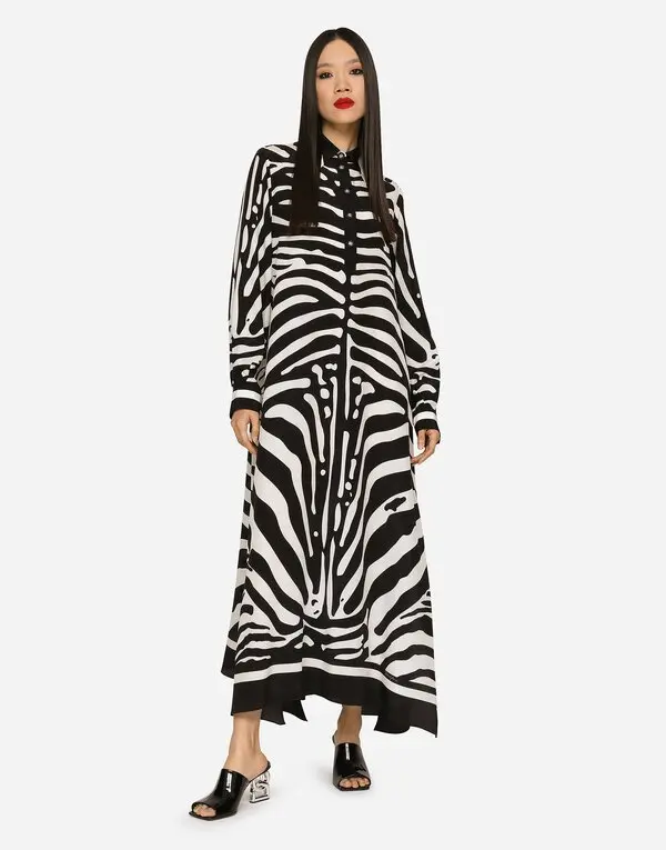 Dolce & Gabbana Zebra-print Caftan