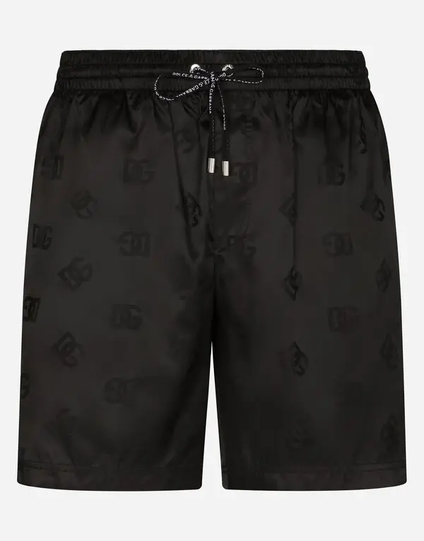 Dolce & Gabbana Mid-length Swim Trunks - Black