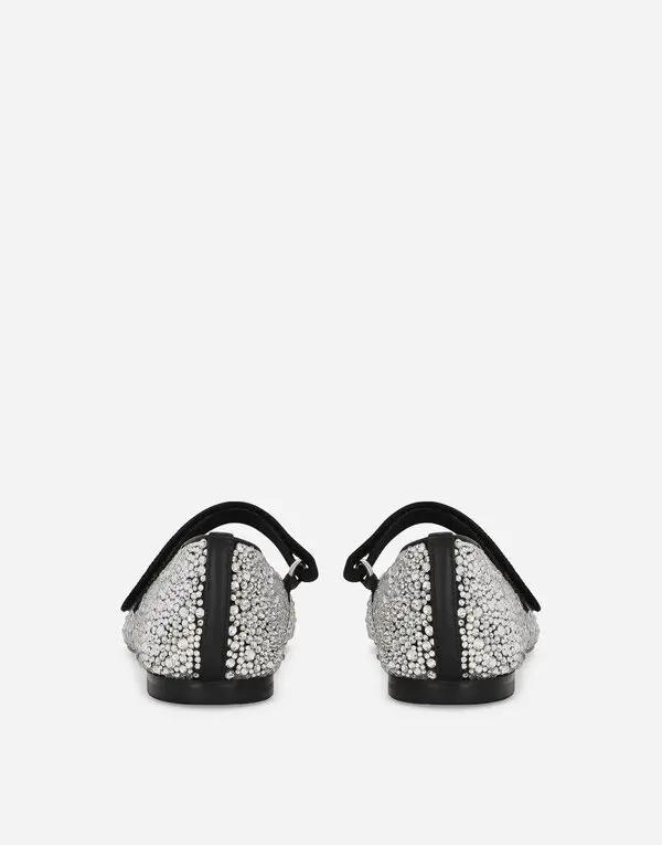 Dolce & Gabbana Rhinestone Ballerina Flats