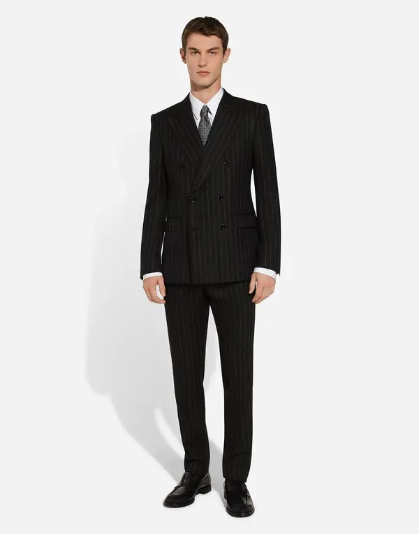 Dolce & Gabbana Striped Poplin Martini-fit Shirt - Multicolor